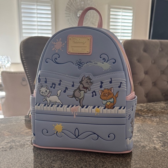 Loungefly | Bags | Disney The Aristocats Kittens Piano Mini Backpack ...